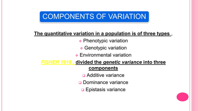 Heritability , genetic advance | PPTX