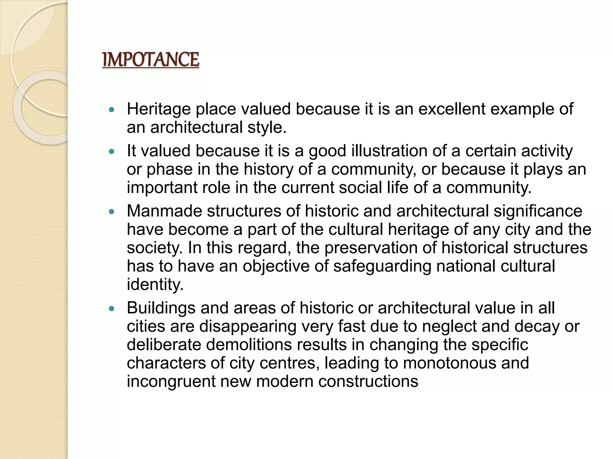 Heritage | PPTX