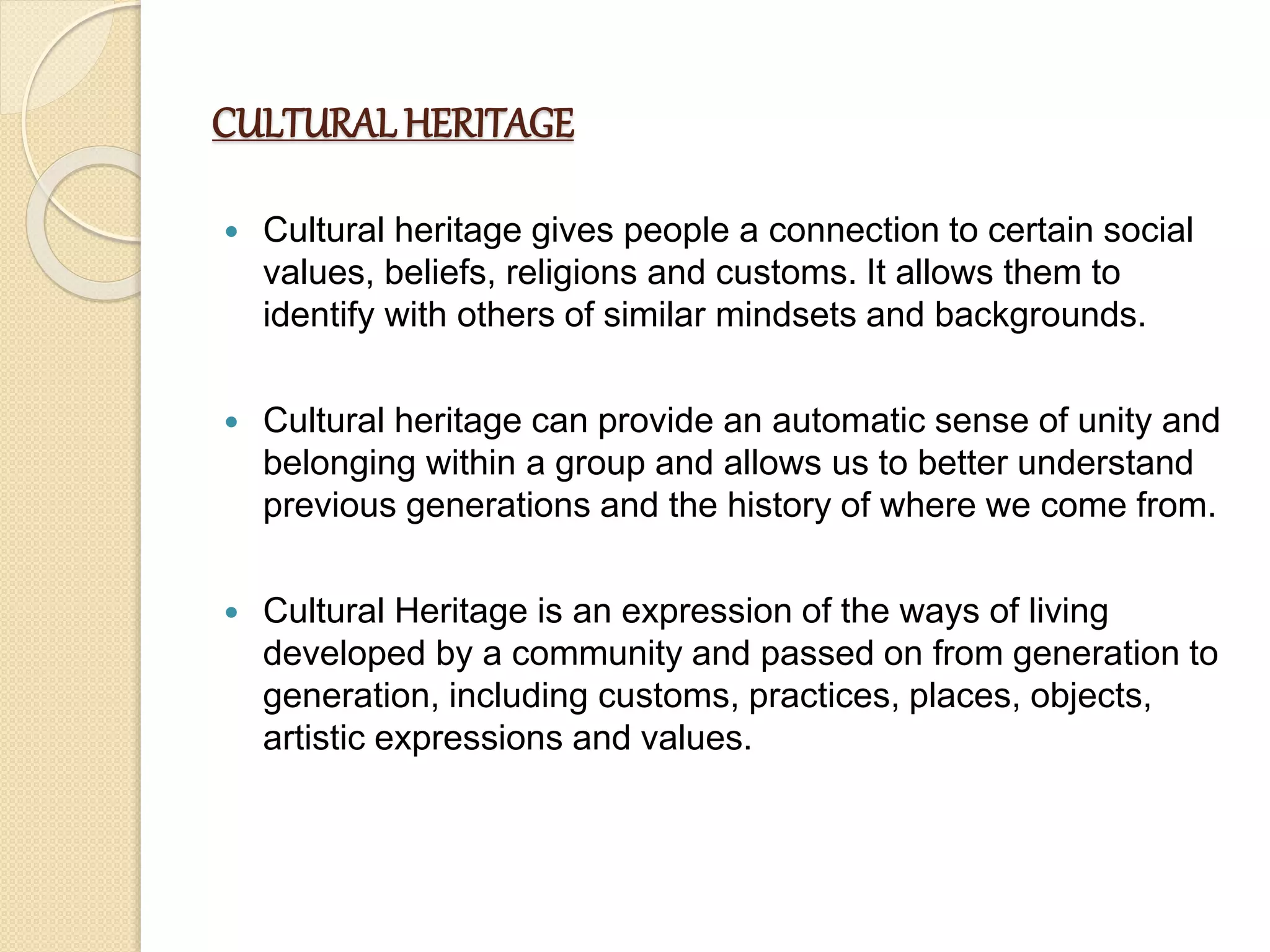 Heritage | PPTX