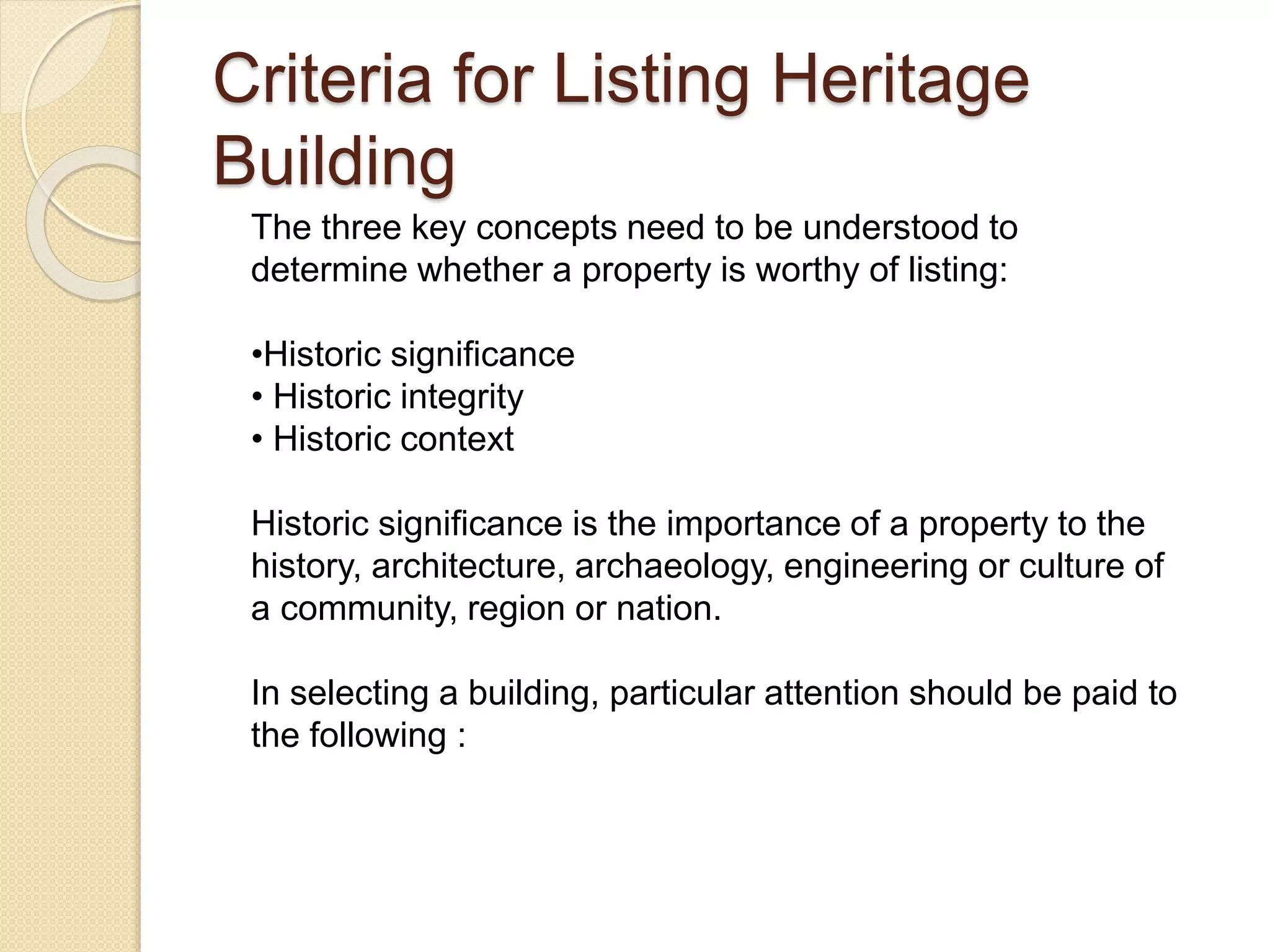 Heritage | PPTX