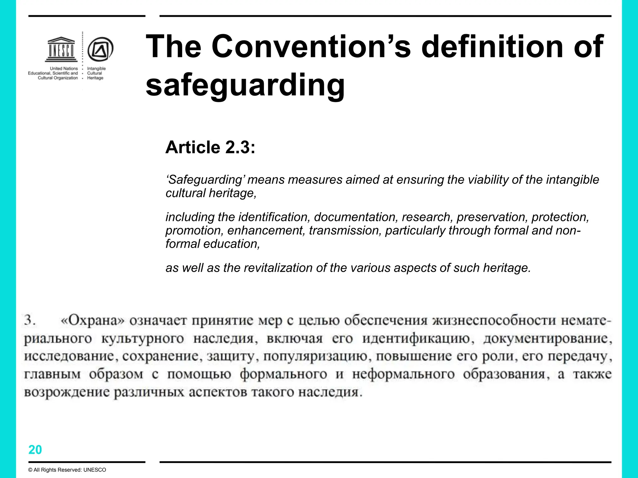 Intangible Cultural Heritage Discussion (Key Points).ppt