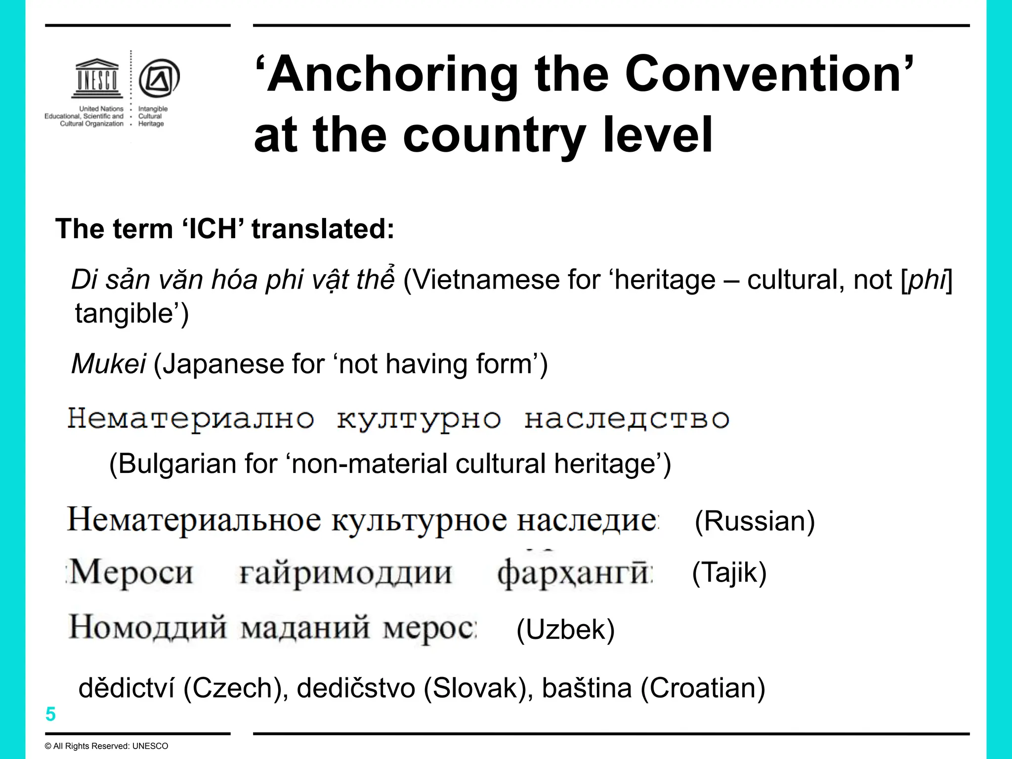 Intangible Cultural Heritage Discussion (Key Points).ppt