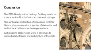 Heritage building - BMC headquarters.pptx