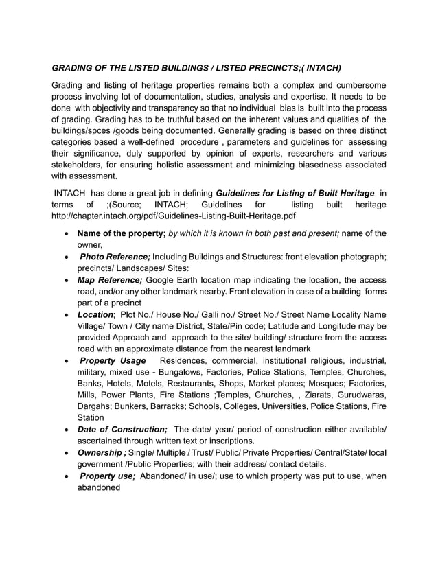 Approach to Identification, Evaluation and Classification (Grading) of ...