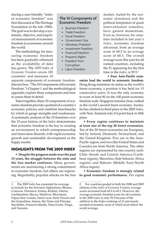 Heritage Economic Freedom 2009 | PDF