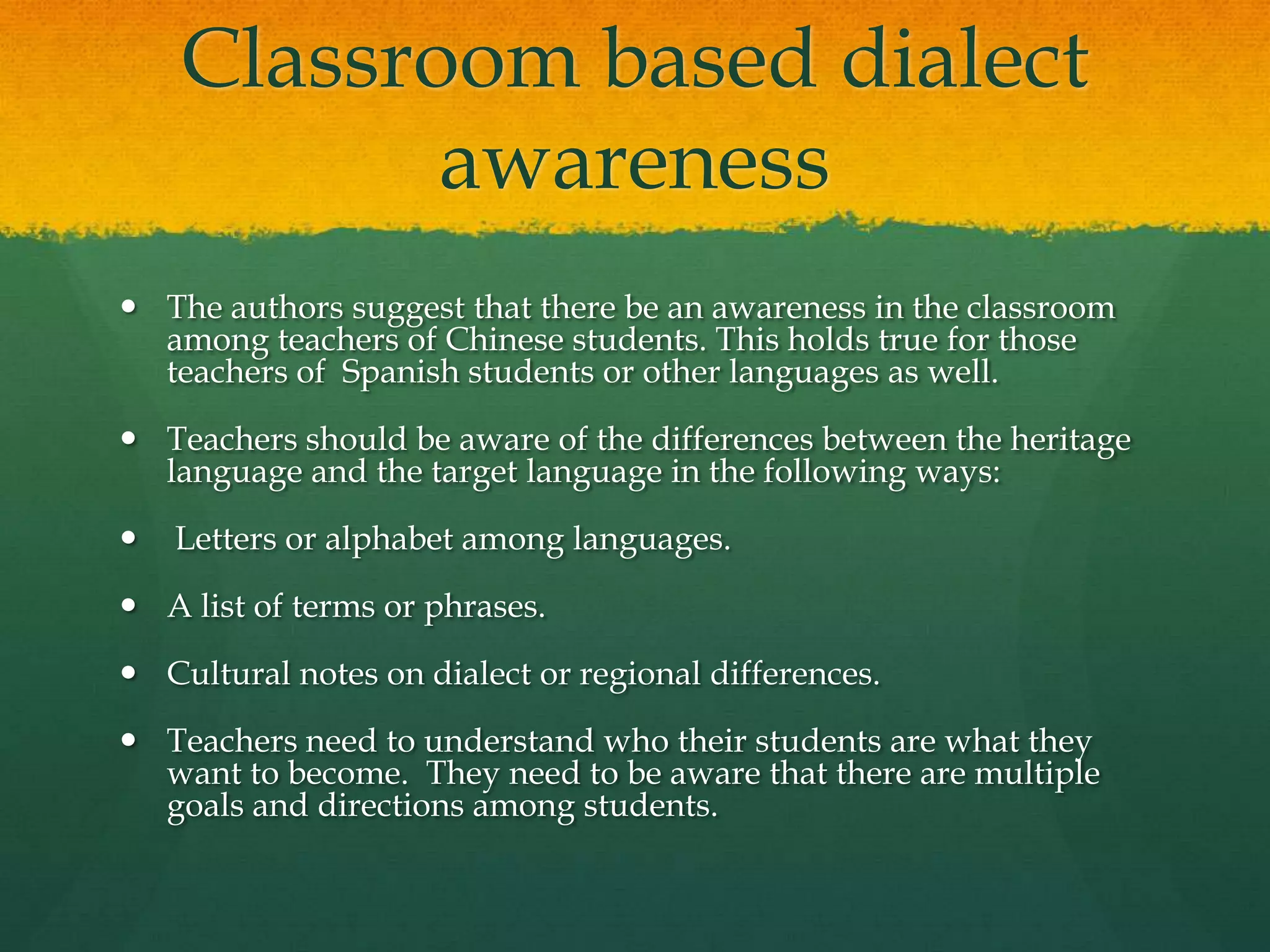 Heritage learners | PPTX