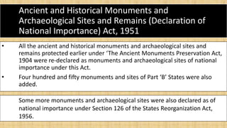 Heritage Preservation Laws in India | PPTX