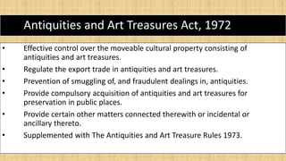 Heritage Preservation Laws in India | PPTX