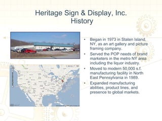 Heritage Sign & Display Overview | PPT