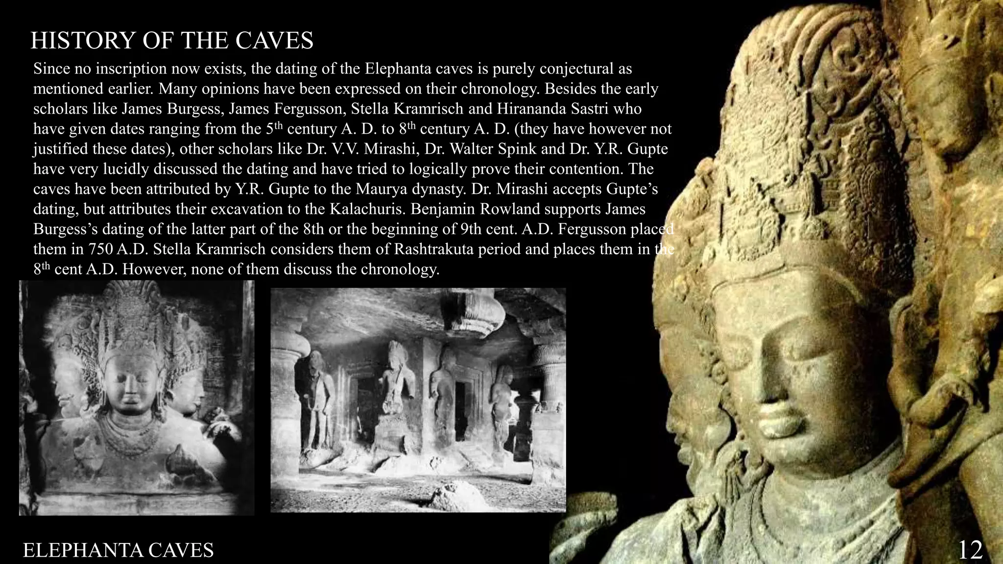 ELEPHANTA CAVES | World Heritage Site | Mumbai | PPTX