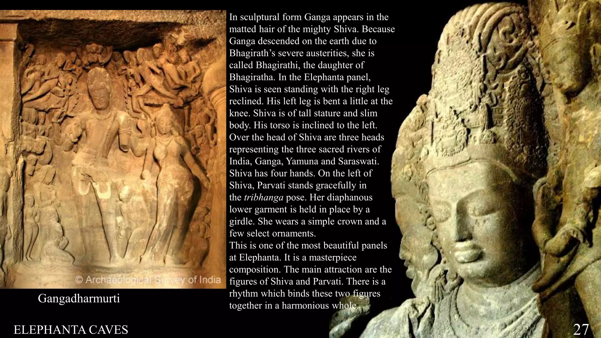 ELEPHANTA CAVES | World Heritage Site | Mumbai | PPTX