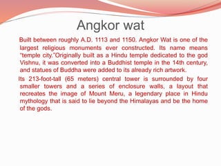 Angkor Wat (A heritage wonder) | PPTX