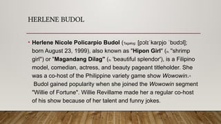 Herlene Budol Biography, Early life.pptx