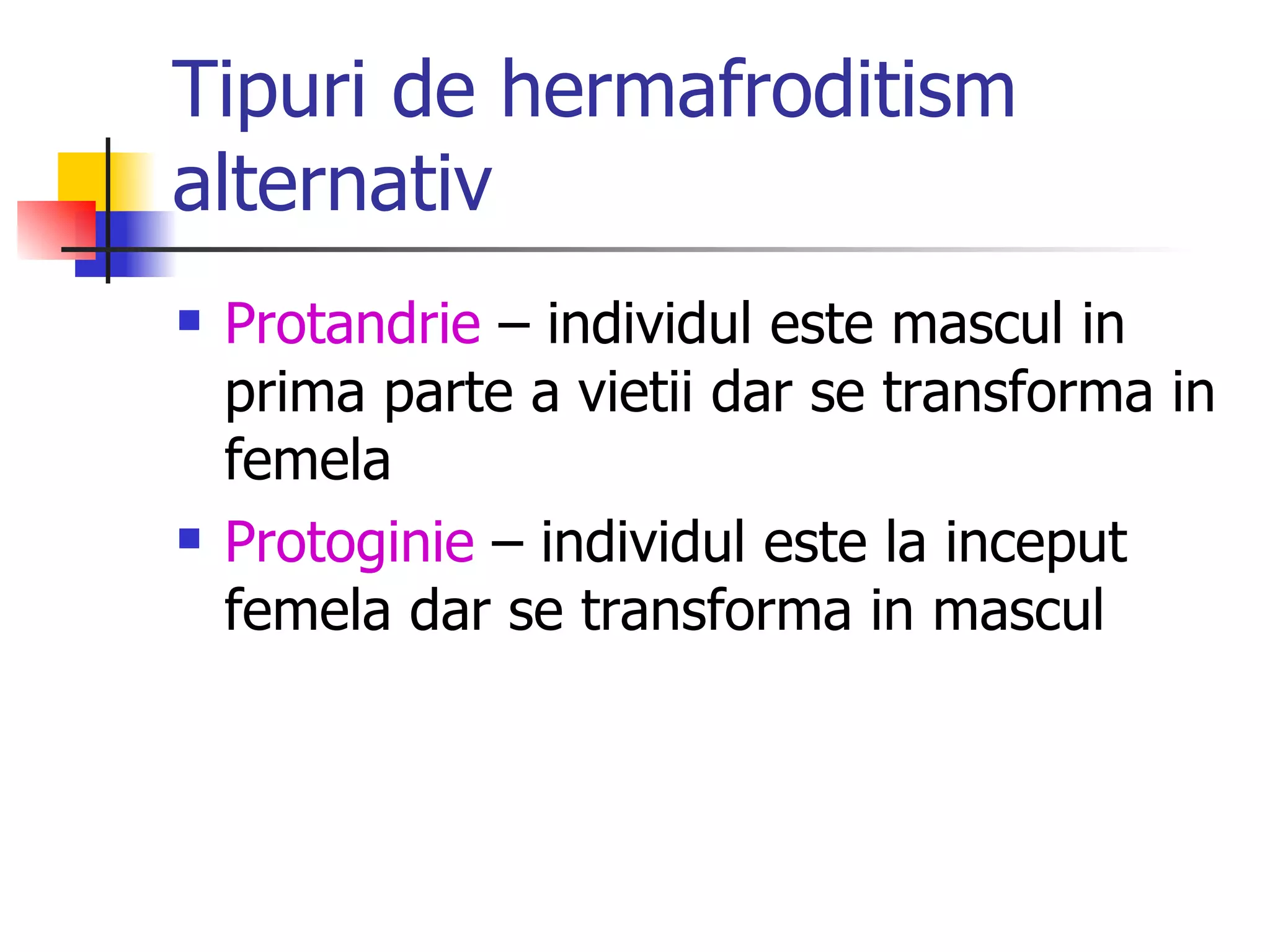 Hermafroditismul si inversiunea sexuala | PPT