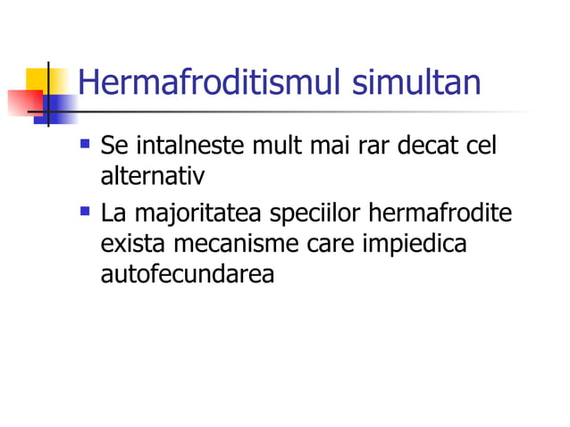 Hermafroditismul si inversiunea sexuala | PPT