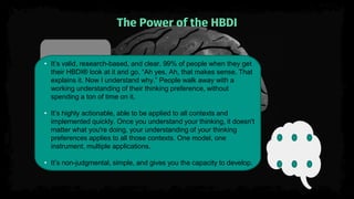 Herman brain dominance instrument | PPTX