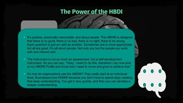 Herman brain dominance instrument | PPTX | Science