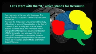 Herman brain dominance instrument | PPTX
