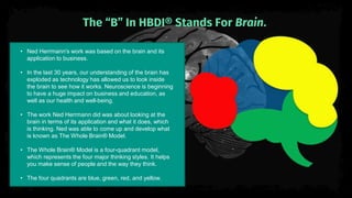 Herman brain dominance instrument | PPTX