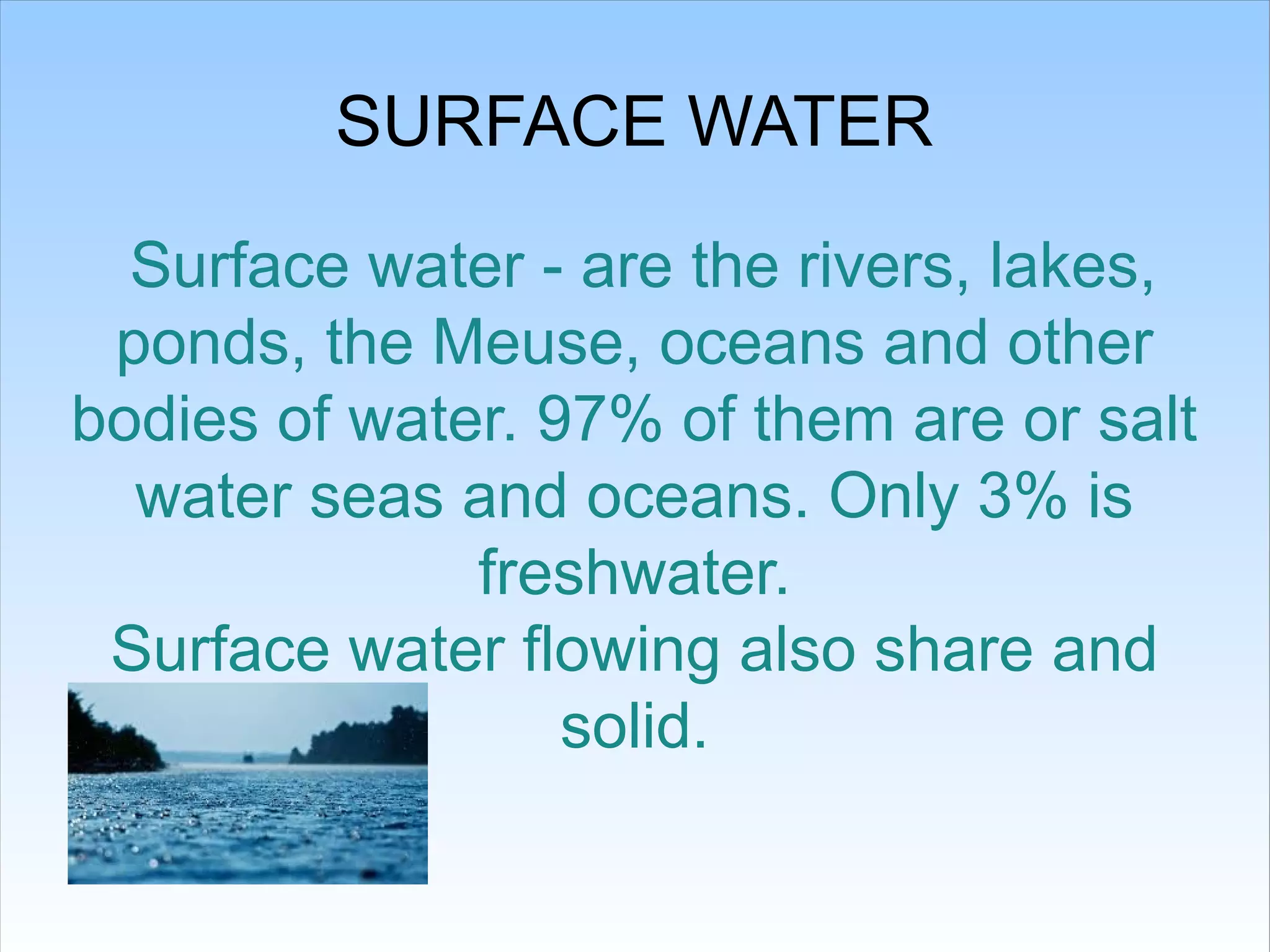 Types of water by Group3 | PPT