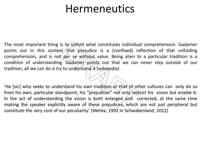 Hermeneutic as a Research Method | PDF | Science