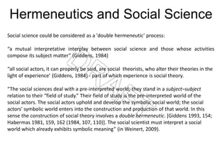 Hermeneutic as a Research Method | PDF