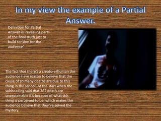 Hermeneutic codes | PPT