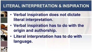 Hermeneutics lesson 3 question of language | PPTX