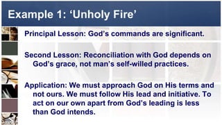 Hermeneutics lesson 6 applying scripture | PPTX