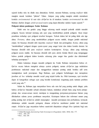 Hermenutik double movement fazlur rahman | DOCX