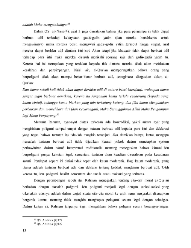 Hermenutik double movement fazlur rahman | DOCX