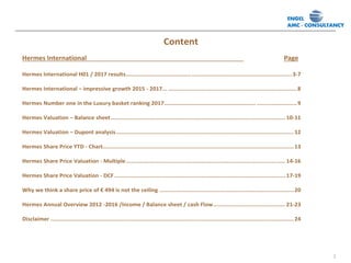 Hermes International Half Year Results 2017 | PDF | Business Accounting ...