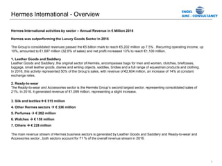 Hermes International Half Year Results 2017 | PDF