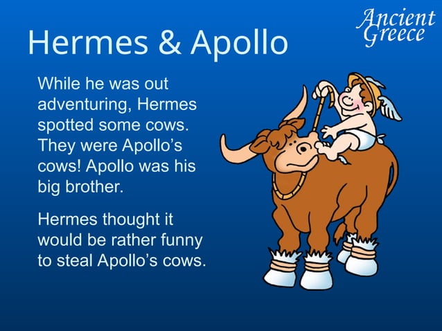 Hermes_and_Apollo: An Ancient Greek Myth | PPT