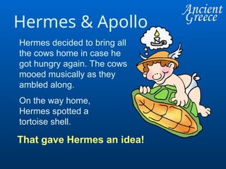 Hermes_and_Apollo: An Ancient Greek Myth | PPT