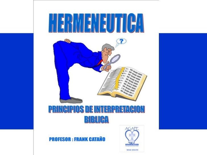 Hermeneutica biblica leccion 1