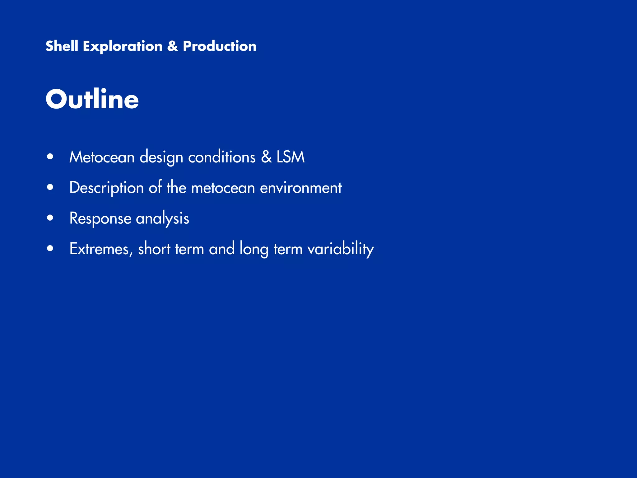 Response-based Metocean Criteria for OptimisingDesign and Operation of FPSOs | PDF