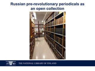 Collection Development from Late 19th to Early 20th Century: The ...