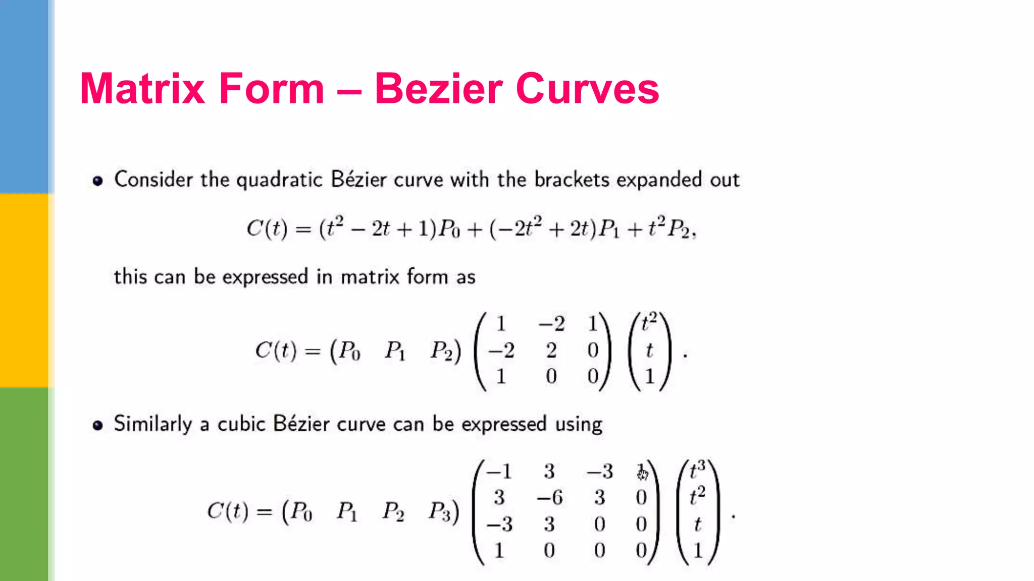 Hermit curves & beizer curves | PPTX
