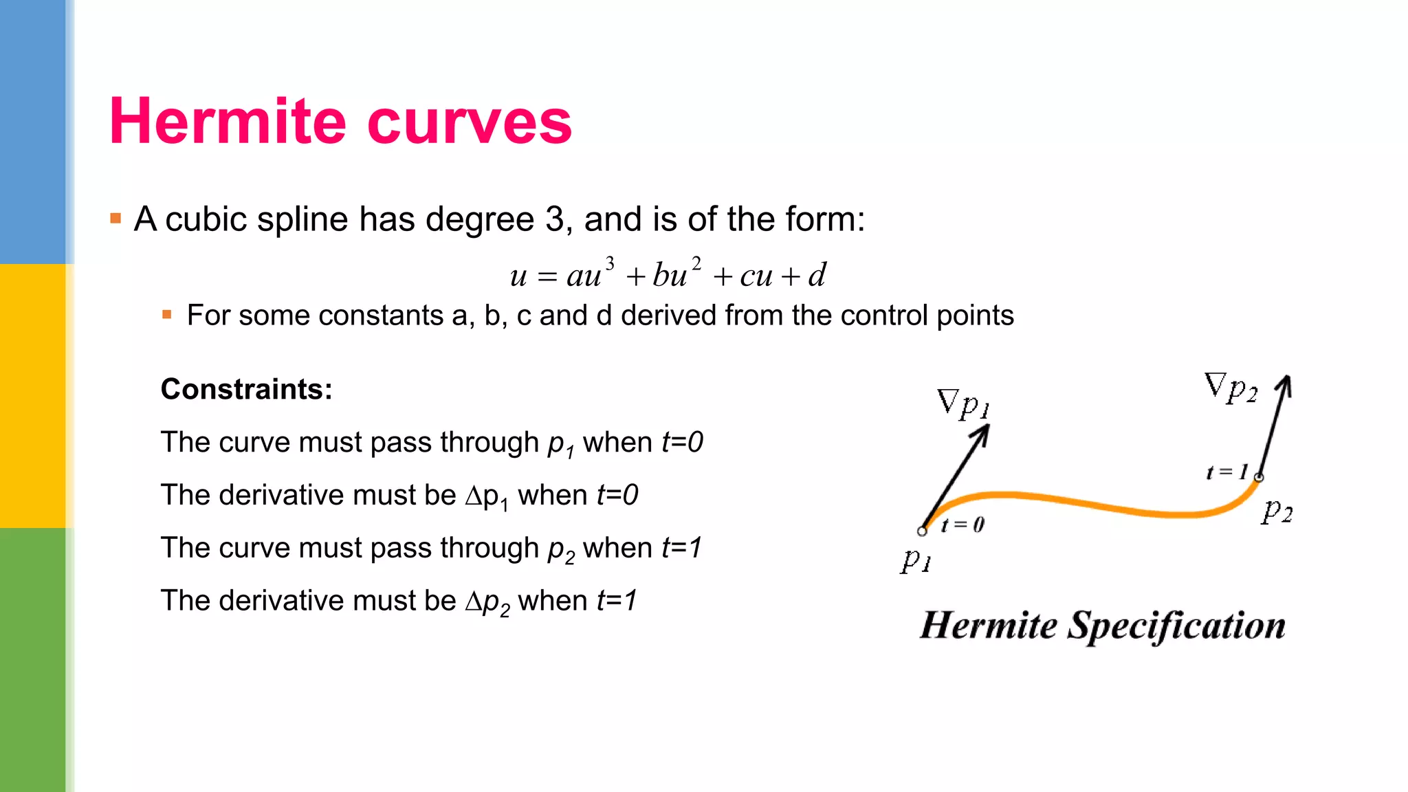 Hermit curves & beizer curves | PPTX
