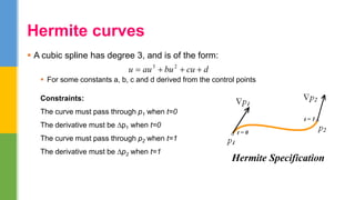 Hermit curves & beizer curves | PPTX