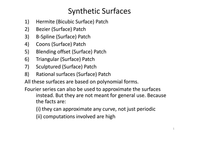 Hermite bicubic-surface-patch | PDF