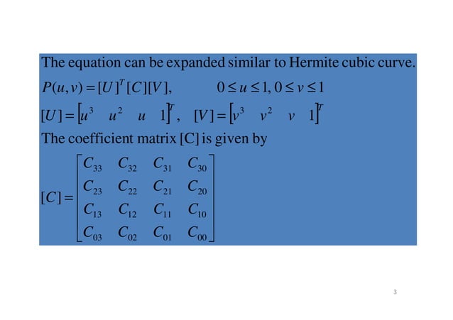 Hermite bicubic-surface-patch | PDF