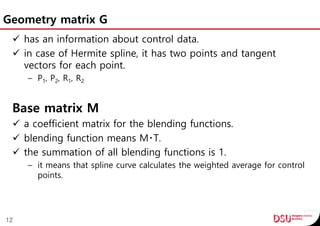 Hermite spline english_20161201_jintaeks | PPT