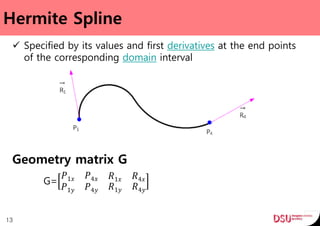 Hermite spline english_20161201_jintaeks | PPT
