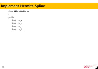 Hermite spline english_20161201_jintaeks | PPT