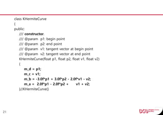 Hermite spline english_20161201_jintaeks | PPT