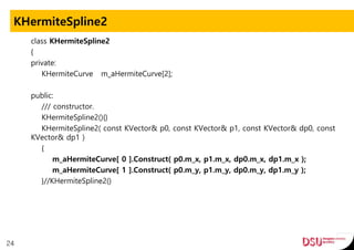 Hermite spline english_20161201_jintaeks | PPT