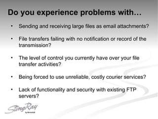 Hermstedt StingRay File Transfer Server | PPT | Internet | Computing