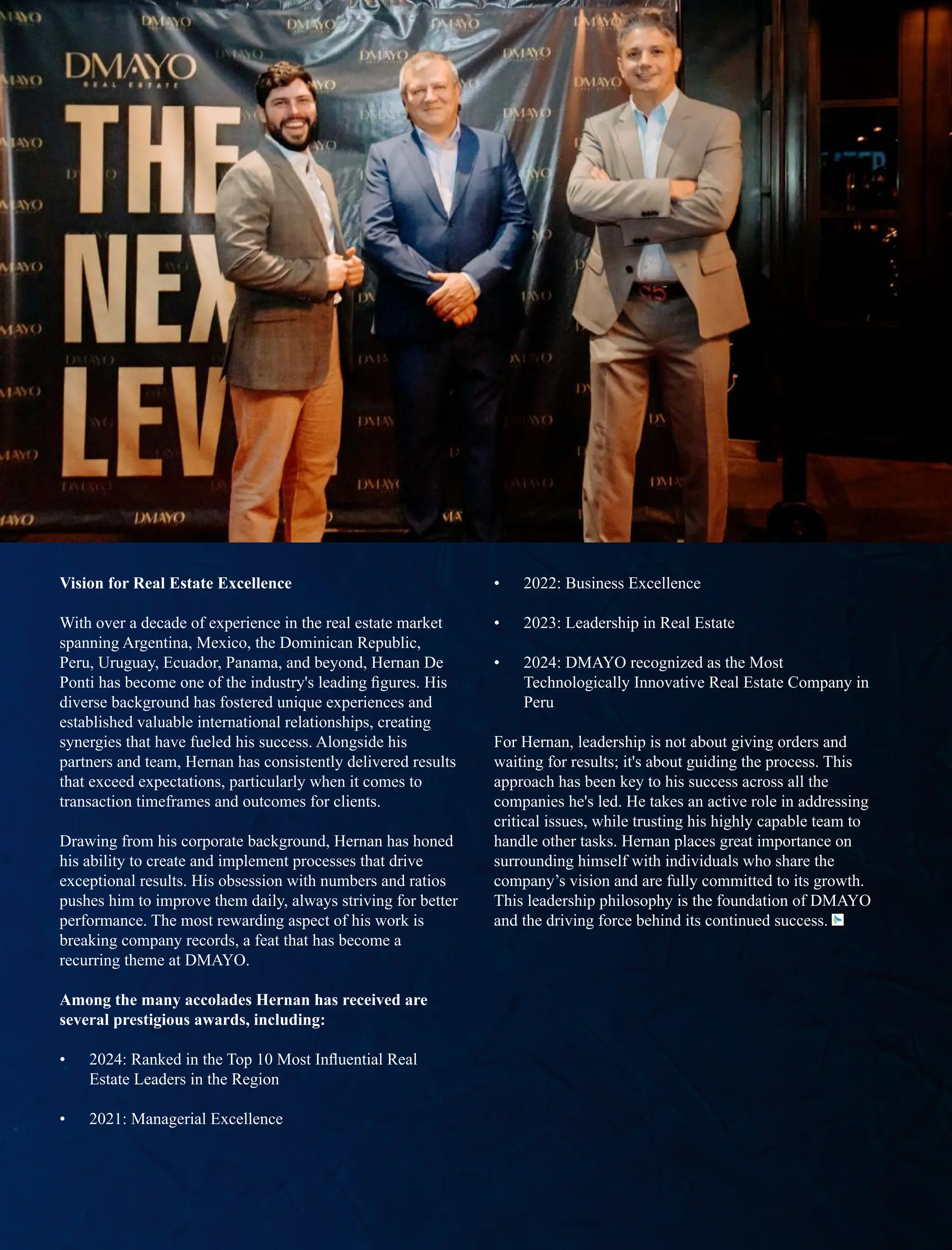 Hernan De Ponti - Most Visionary Leader to Watch in the Real Estate ...